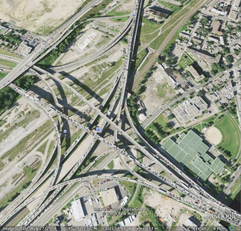Turcot Interchange | Here's what it looks like in Google Ear… | Flickr